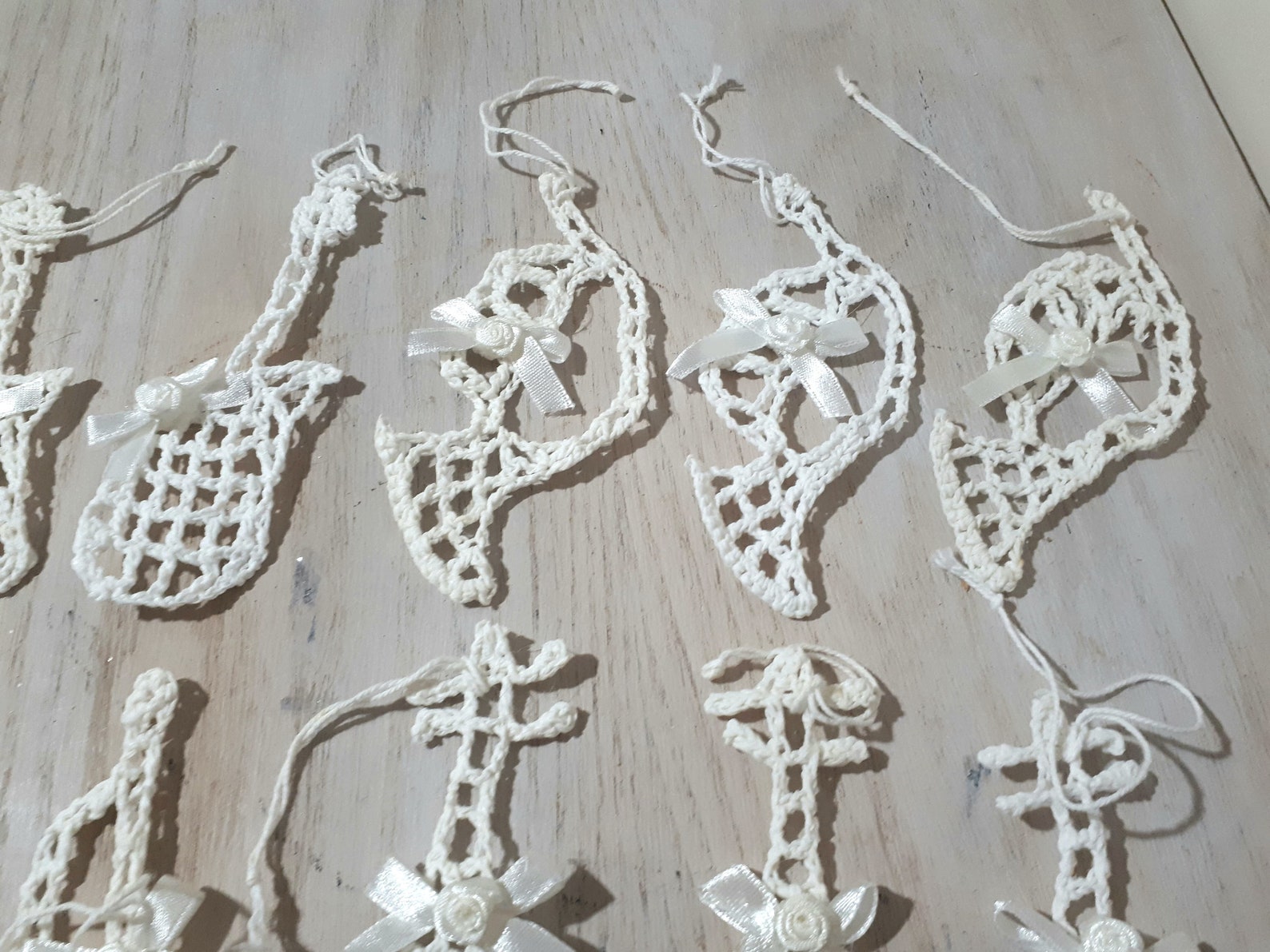 Lot of 13 Vintage Handmade Crochet Musical Instruments - Etsy