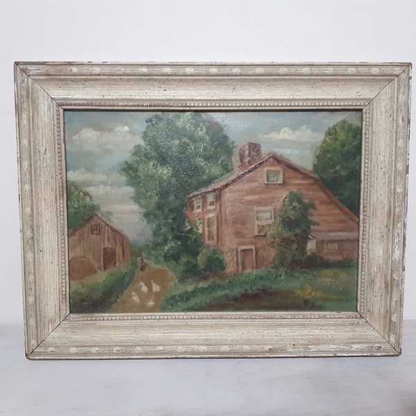 Old Farm House Paintings - Etsy