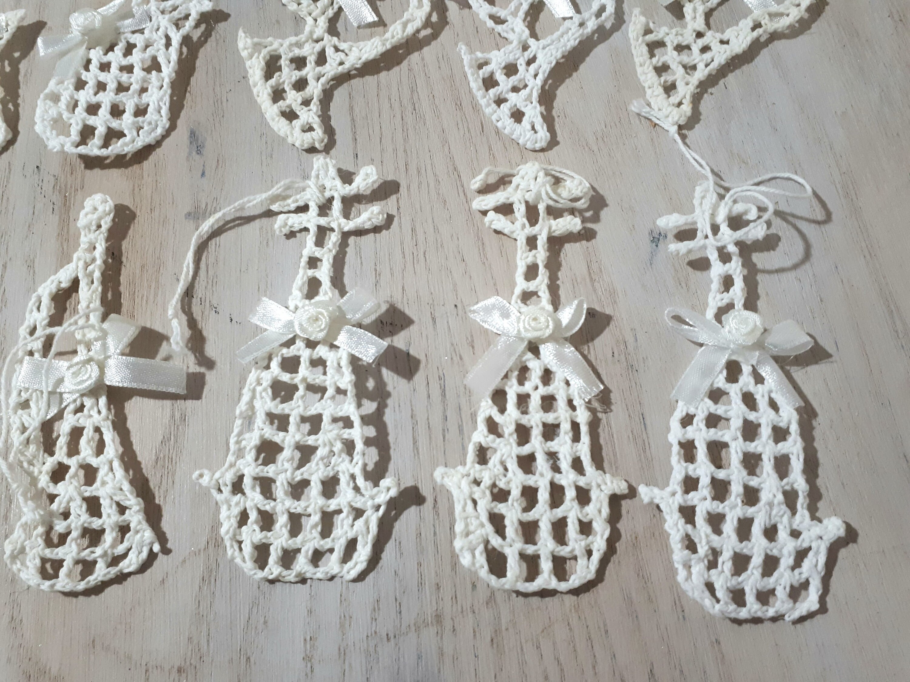 Lot of 13 Vintage Handmade Crochet Musical Instruments - Etsy