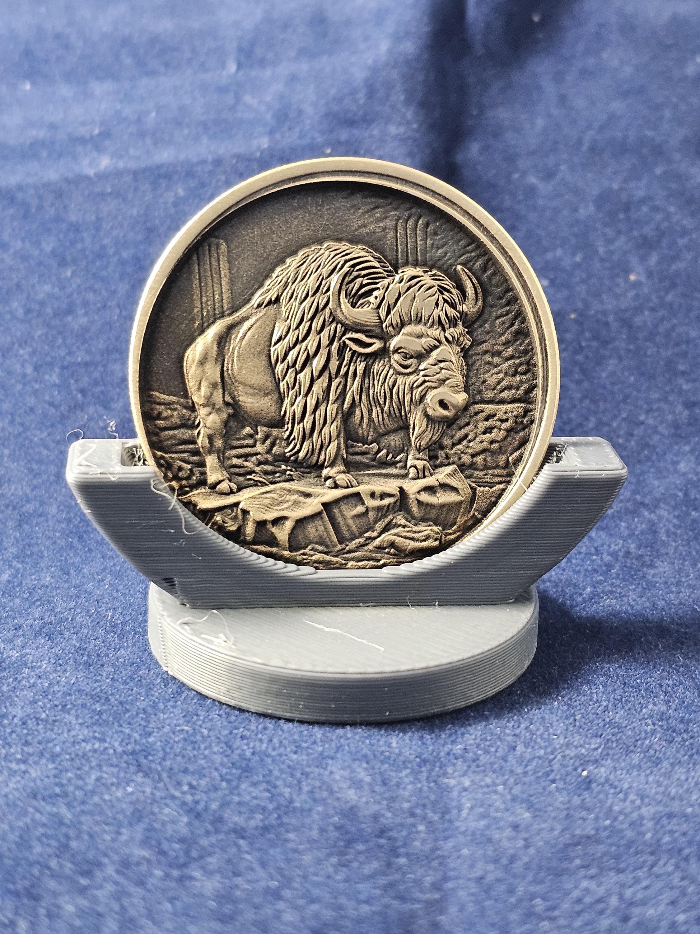 American Bison Depth Map: Engraving, CNC & 3D Print Digital File - Etsy