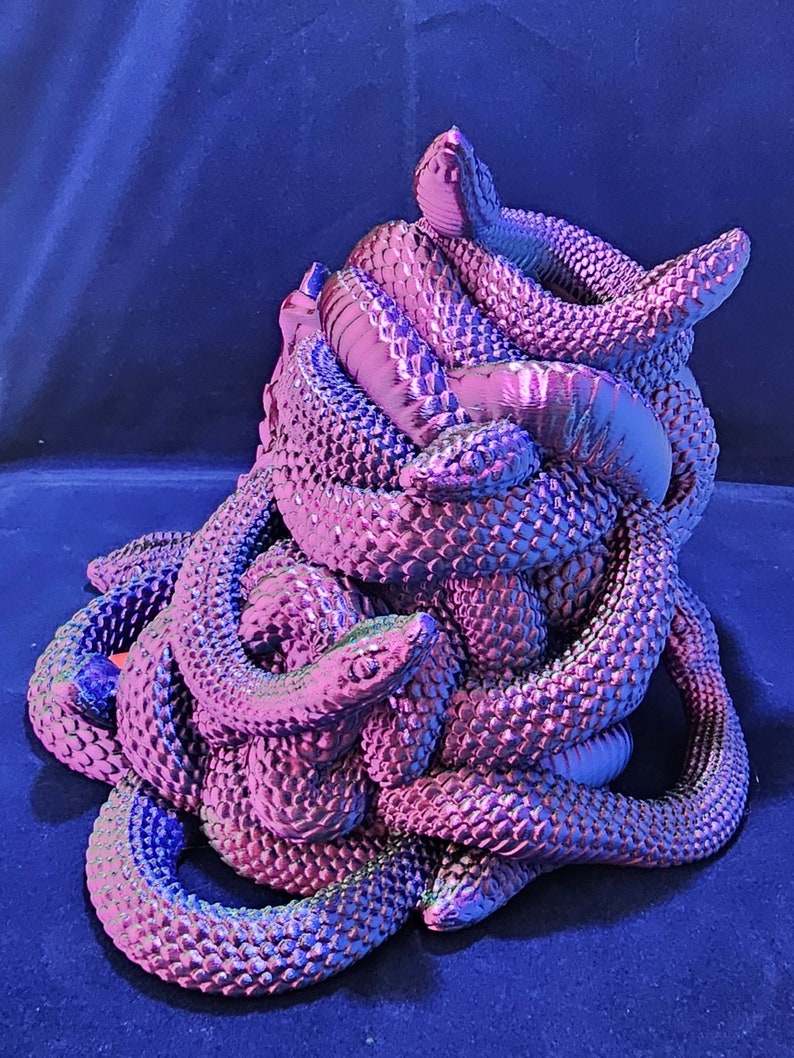 3D Printed Color-changing Medusa/gorgon Dice Tower - Etsy