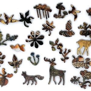 Jigsaw Puzzles for Adults, Wooden Whimsy Puzzle, Gift for Her, Unique ...