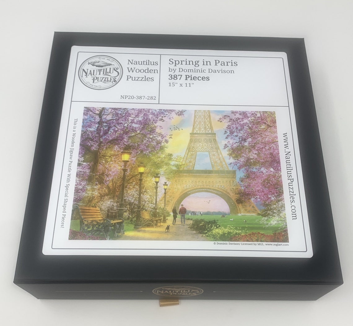 Wooden Jigsaw Puzzles for Adults Spring in Paris 387 Piece | Etsy
