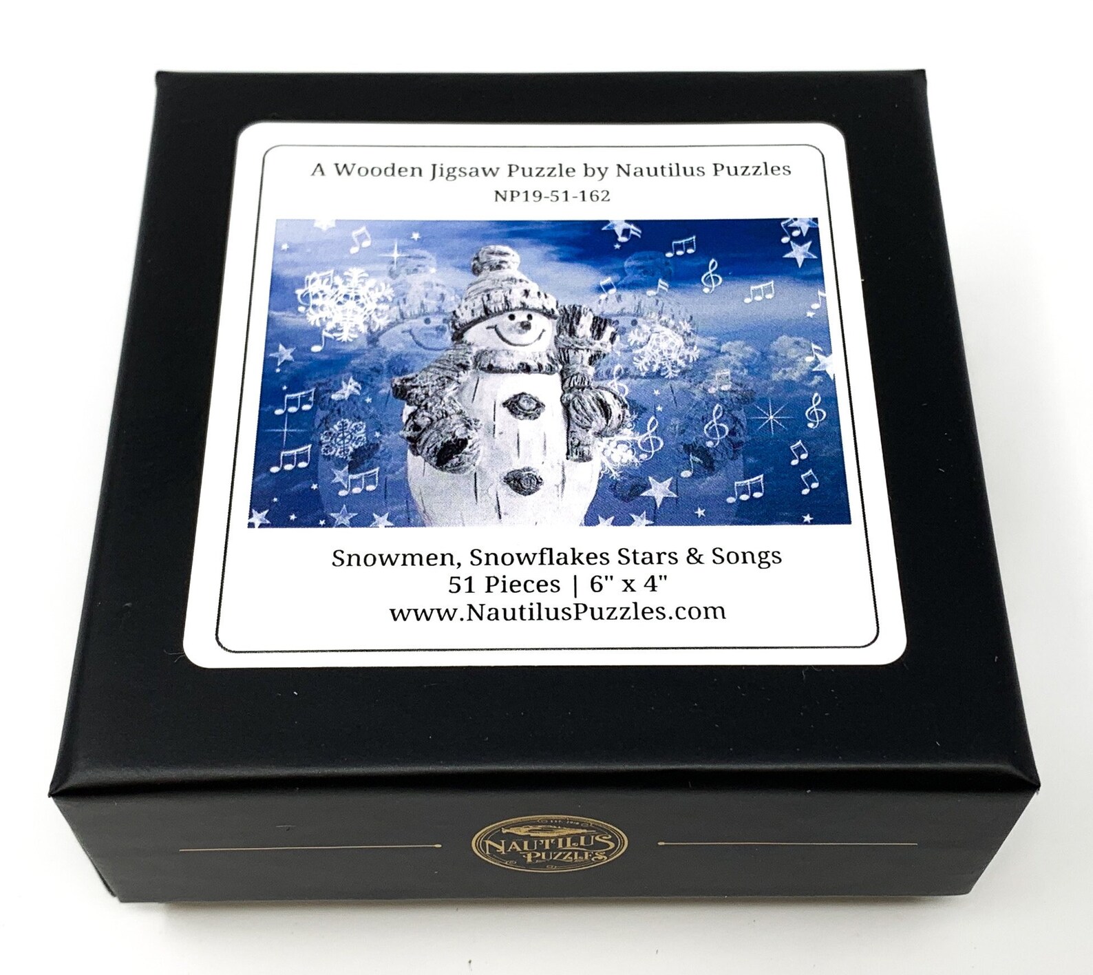 Wooden Jigsaw Puzzles for Adults Snowmen Snowflakes Stars & - Etsy