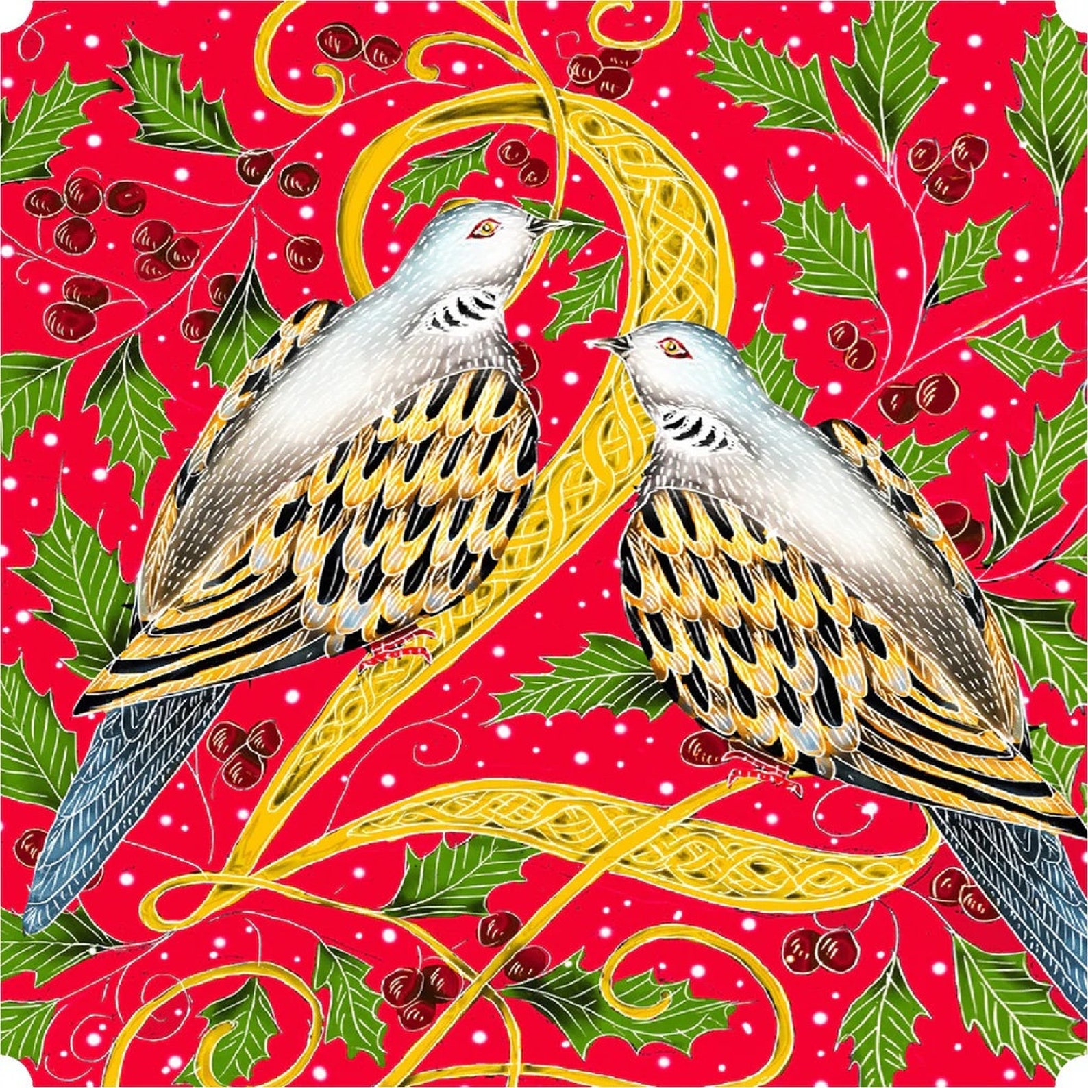 Wooden Jigsaw Puzzles for Adults - Two Turtle Doves (51 Piece Mini ...