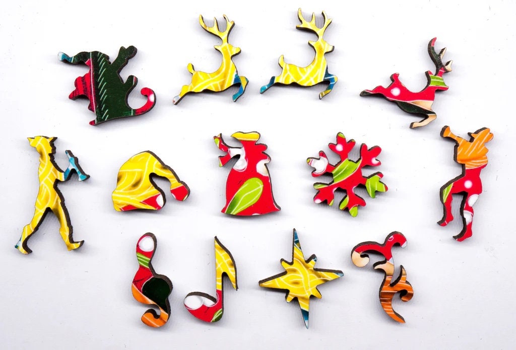 Wooden Jigsaw Puzzles for Adults Eleven Pipers Piping 50 - Etsy