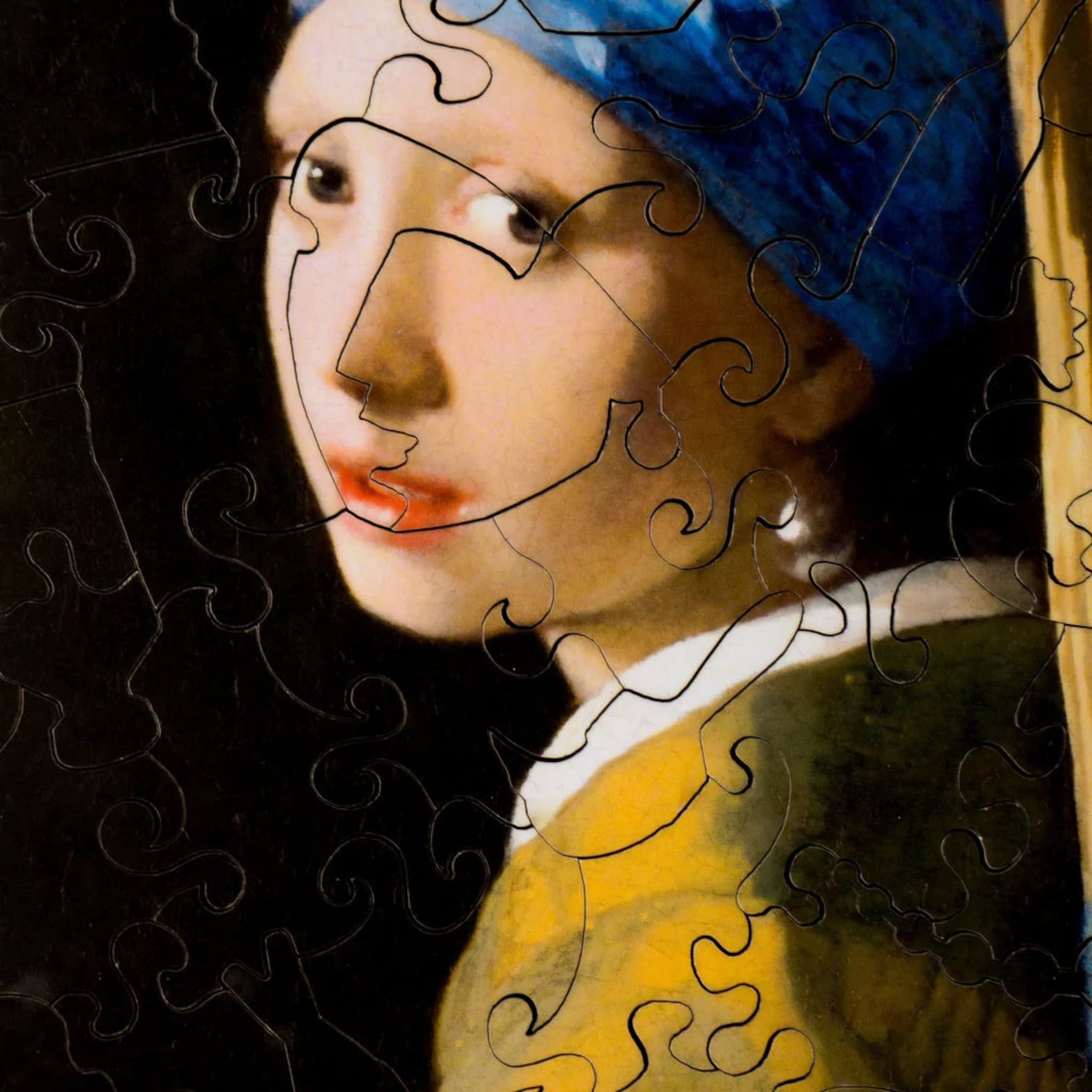 Wooden Jigsaw Puzzles for Adults Girl With a Pearl Earring 54 - Etsy