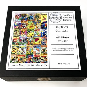 Comic Books Wooden Jigsaw Puzzles for Adults 472 Pieces by ...