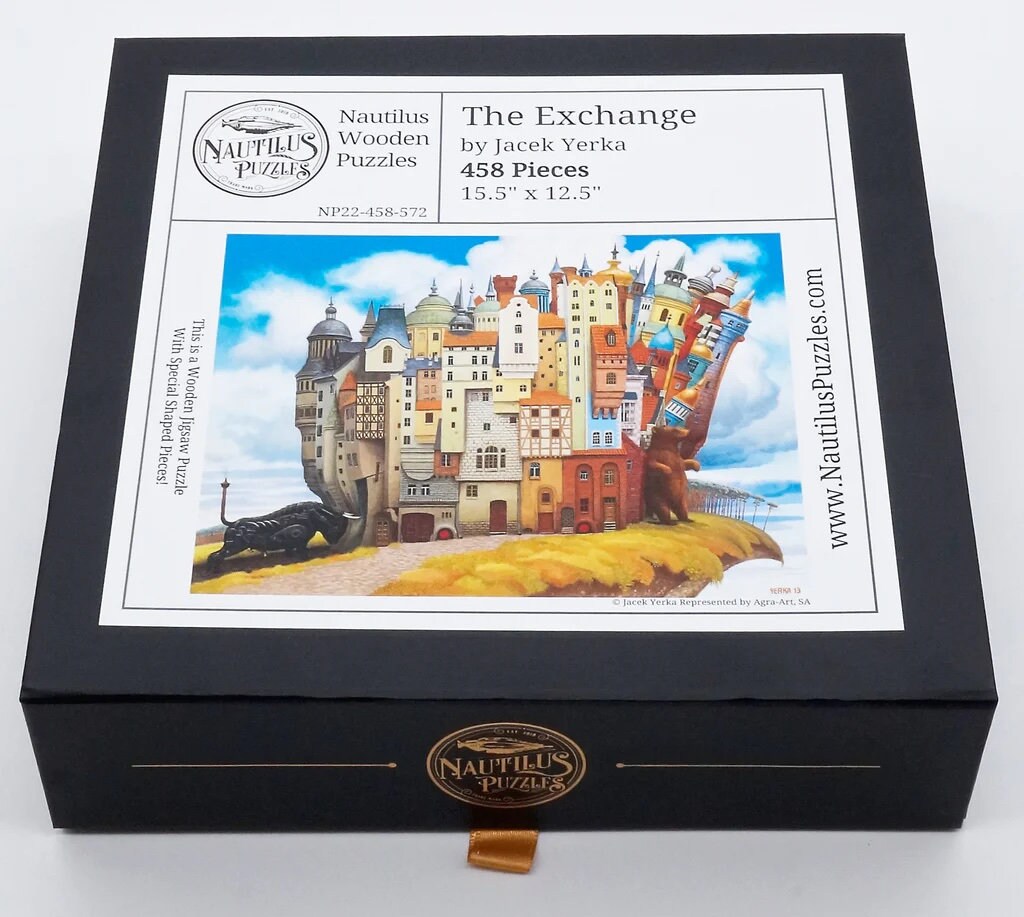 Wooden Jigsaw Puzzles for Adults 458 Pieces by Nautiluspuzzles ...