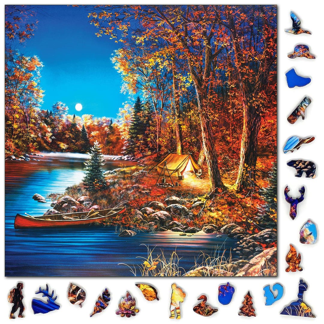 Campfire Jigsaw Puzzles for Adults With Whimsy 245 Pieces by ...