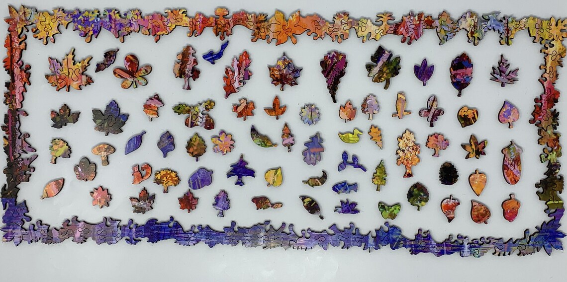 Wooden Jigsaw Puzzles for Adults Autumn Colors 450 Piece - Etsy