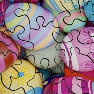 Easter Eggs Jigsaw Puzzles, Easter Gifts for Adults, Spring Style ...