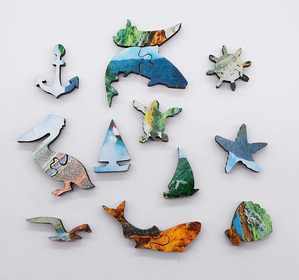 Bantry Bay Jigsaw Puzzles 65 Uniquely Shaped Pieces by Nautilus Puzzles ...