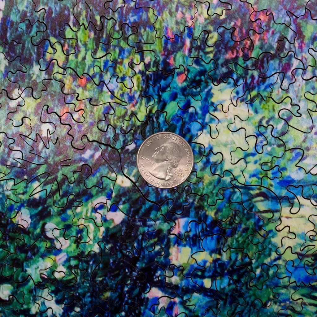 Wooden Jigsaw Puzzles for Adults the Garden of the Asylum at | Etsy