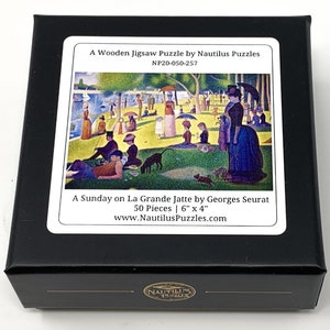 Wooden Jigsaw Puzzles for Adults - A Sunday on La Grande Jatte (50 ...