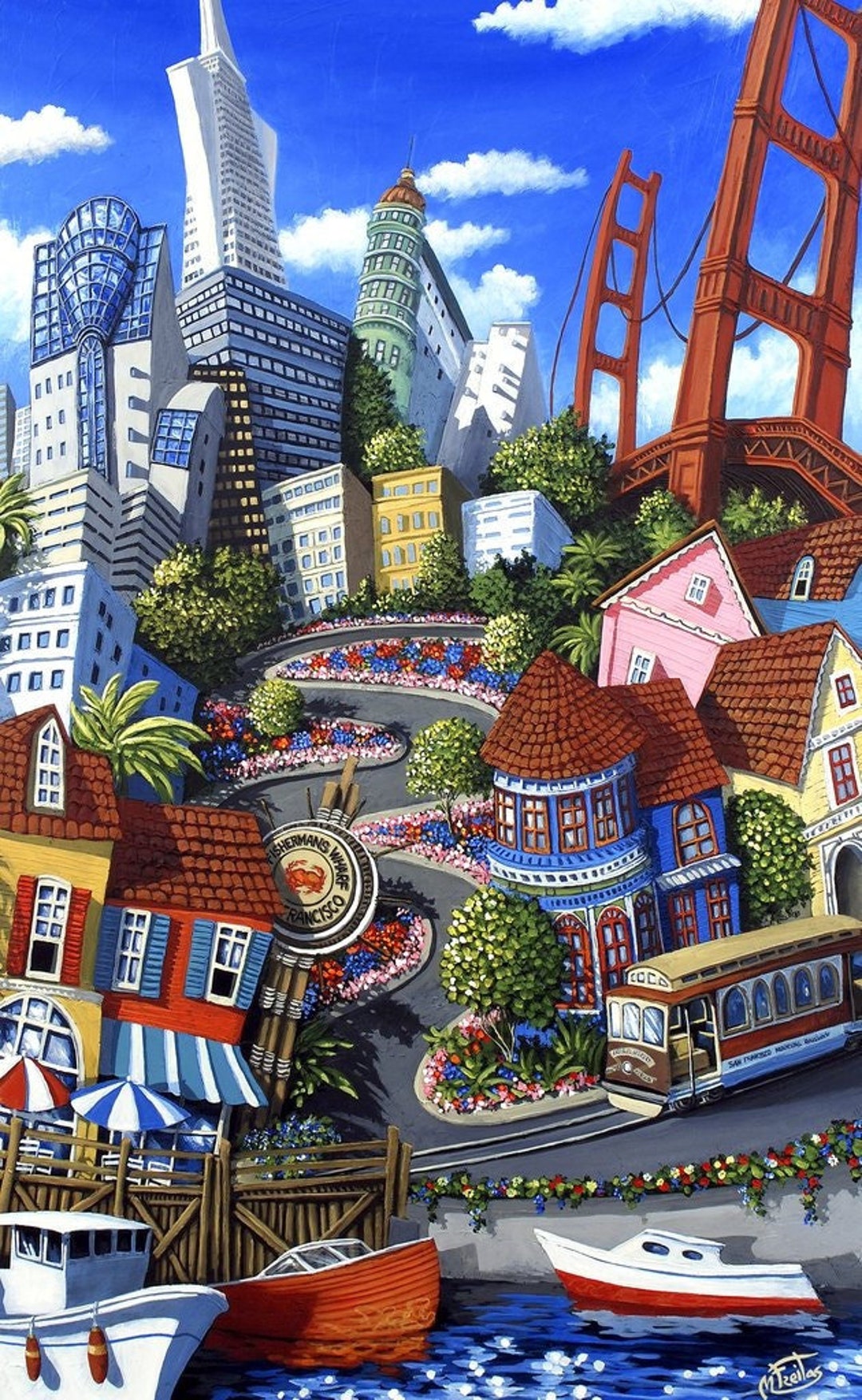 San Francisco Wooden Jigsaw Puzzles for Adults 400 Pieces by ...