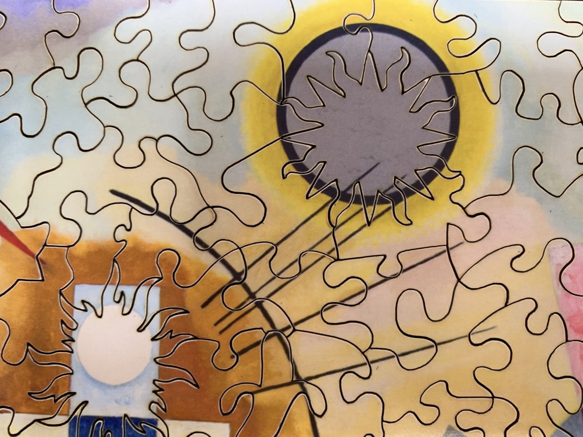 Wooden Jigsaw Puzzles for Adults - Yellow-red-blue, 1925 (detail) by ...