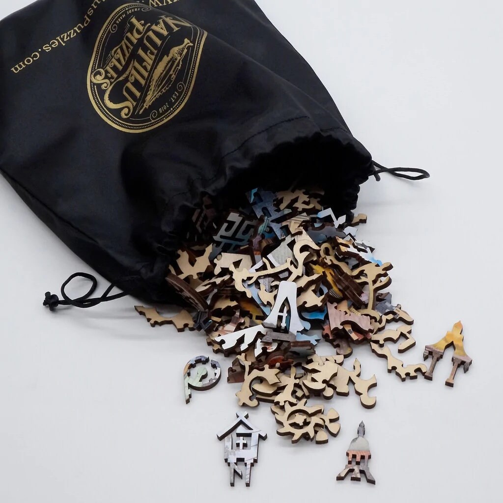 Wooden Jigsaw Puzzles for Adults 458 Pieces by Nautiluspuzzles ...