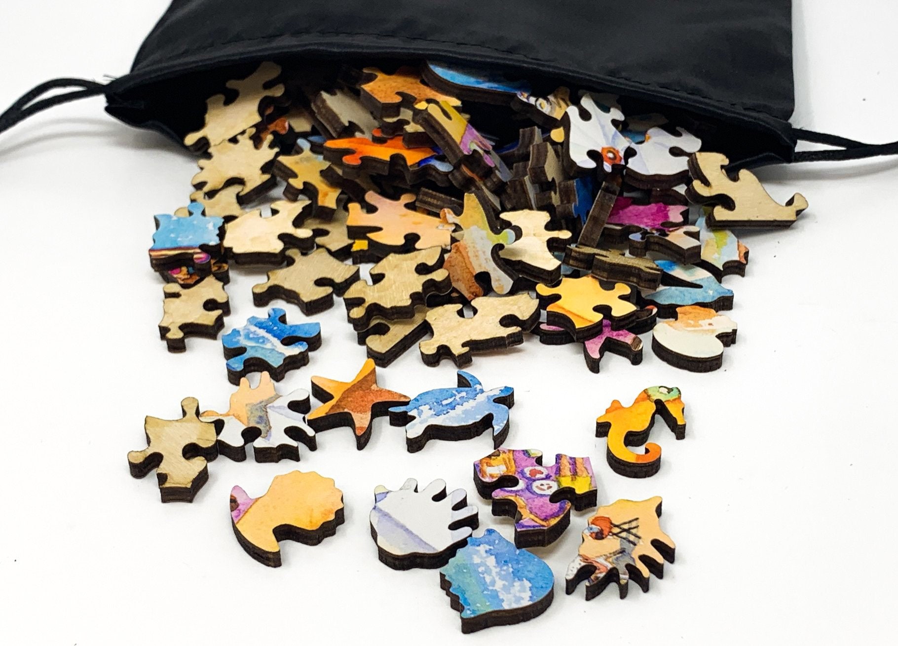 Wooden Jigsaw Puzzles for Adults A Day at the Beach 145 | Etsy