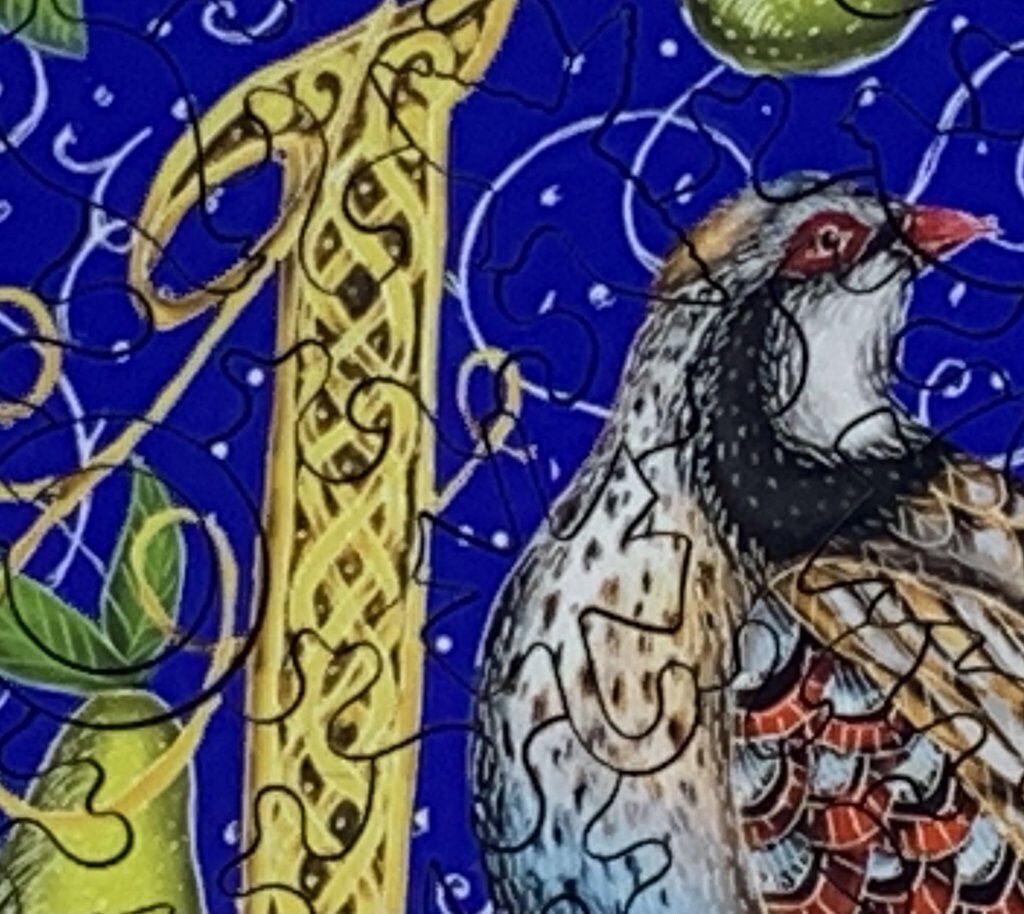 Wooden Jigsaw Puzzles for Adults - A Partridge in A Pear Tree (50 Piece ...