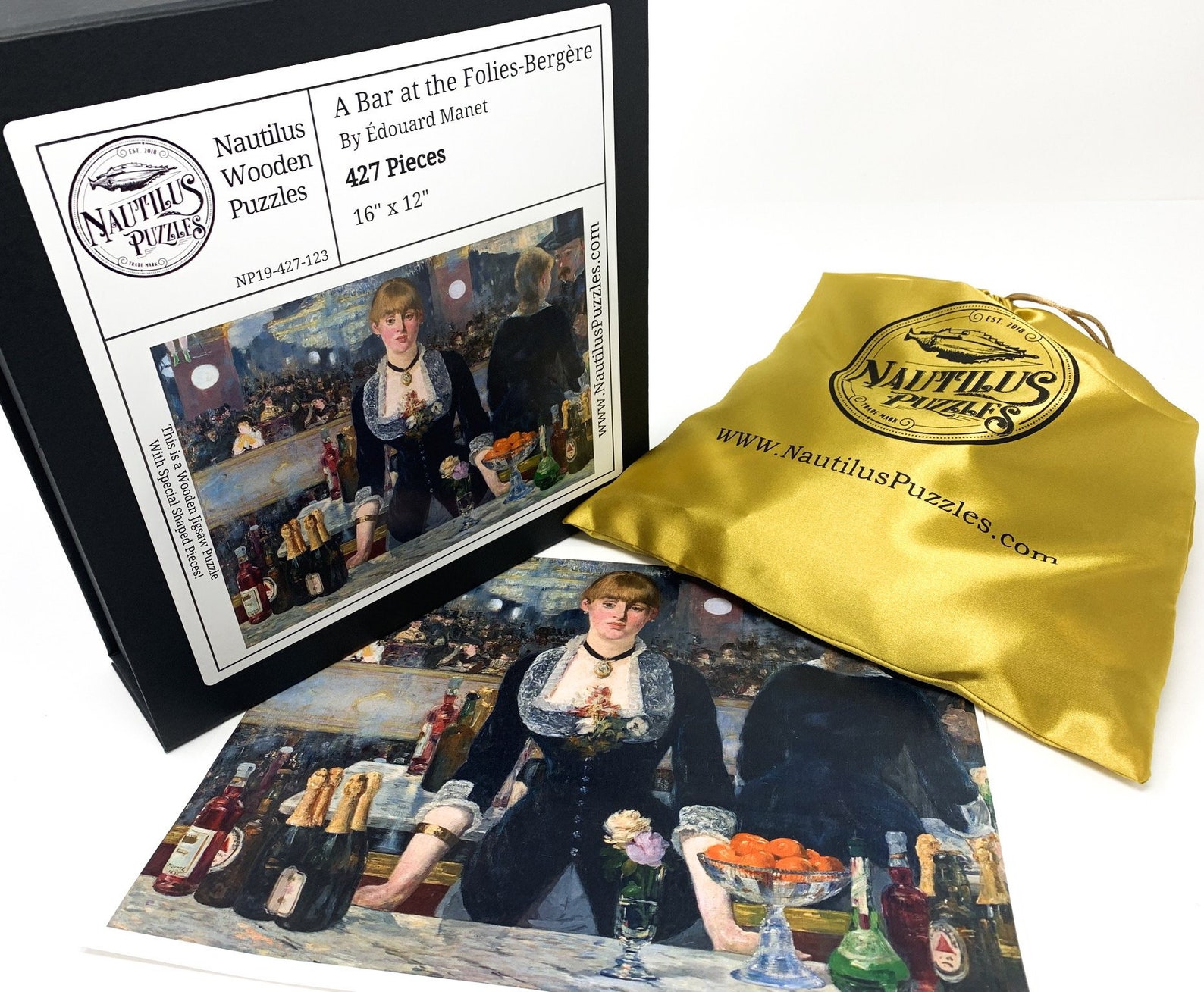 Wooden Jigsaw Puzzles for Adults - A Bar at the Folies-bergère (427 ...