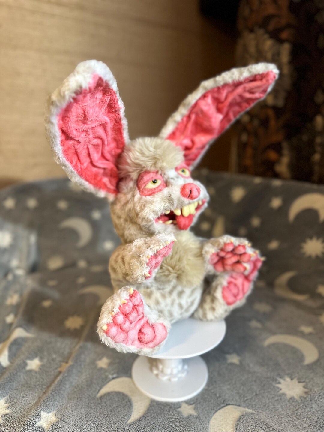 Creepy Plush Bunny – Custom-made Art Doll - Etsy