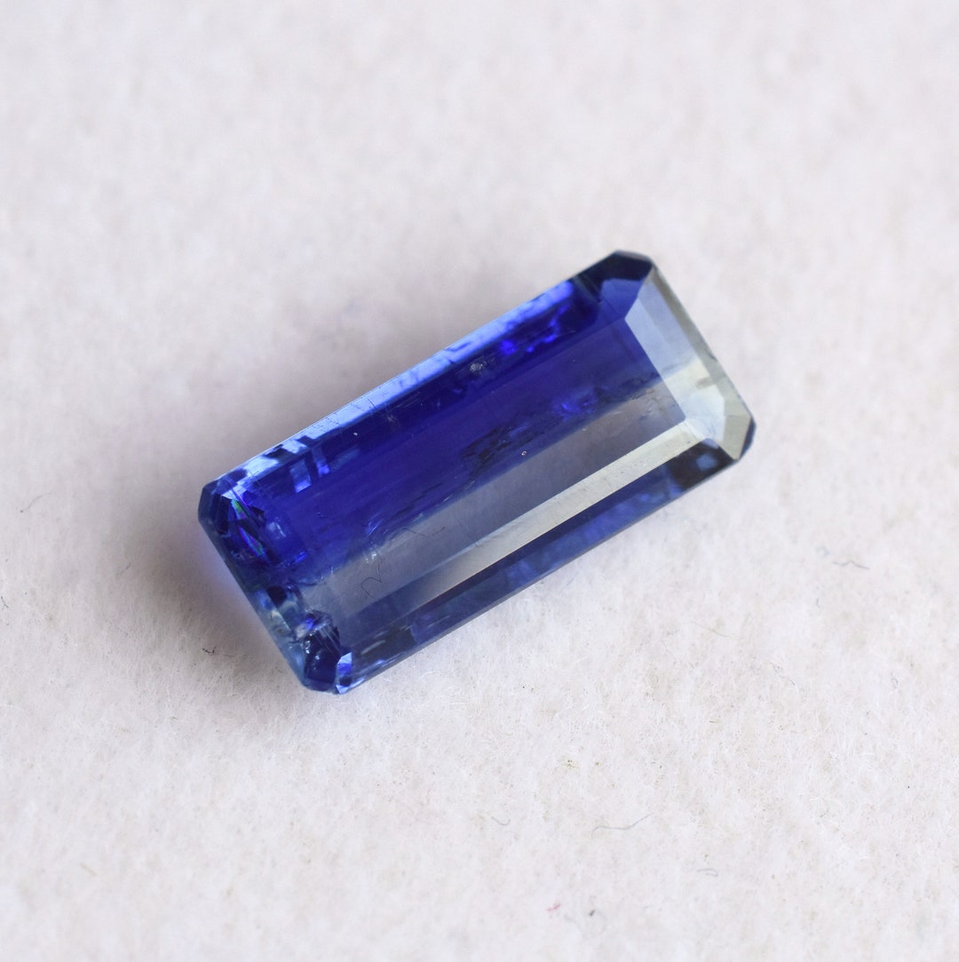 Natural Blue Kyanite Gemstone-blue Kyanite Faceted Octagon Shape 4.3cts ...