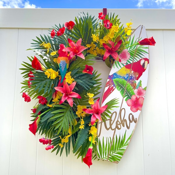 Tropical Wreath - Etsy