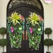 Large Tropical Double Door Everyday Wreath Summer Succulent Door Hanger ...