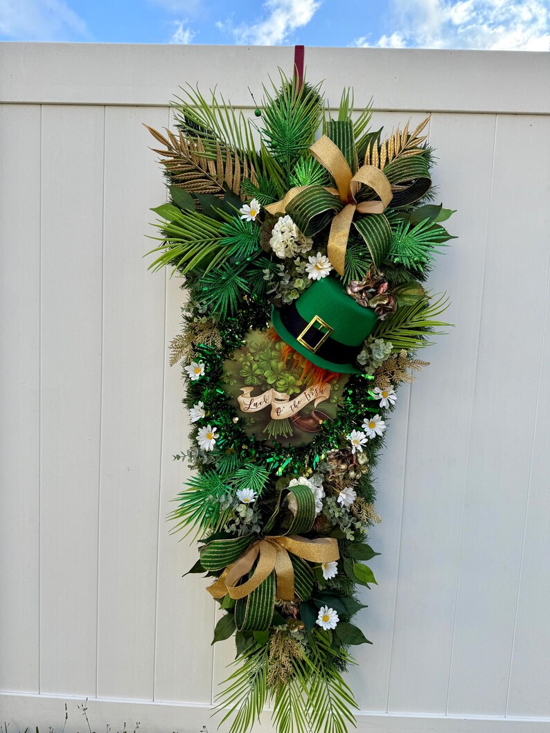 Extra Large Irish Saint Patrick’s Day Wreath | Pot of Gold Wreath | St ...
