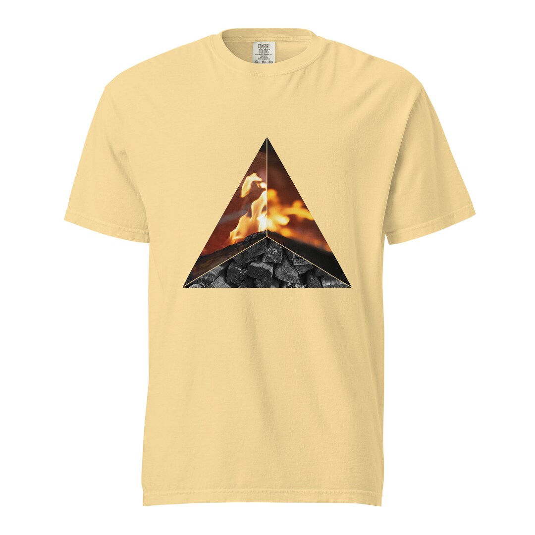 Fire Element Platonic Solids Cotton Comfort Colors Unisex Shirt by the ...