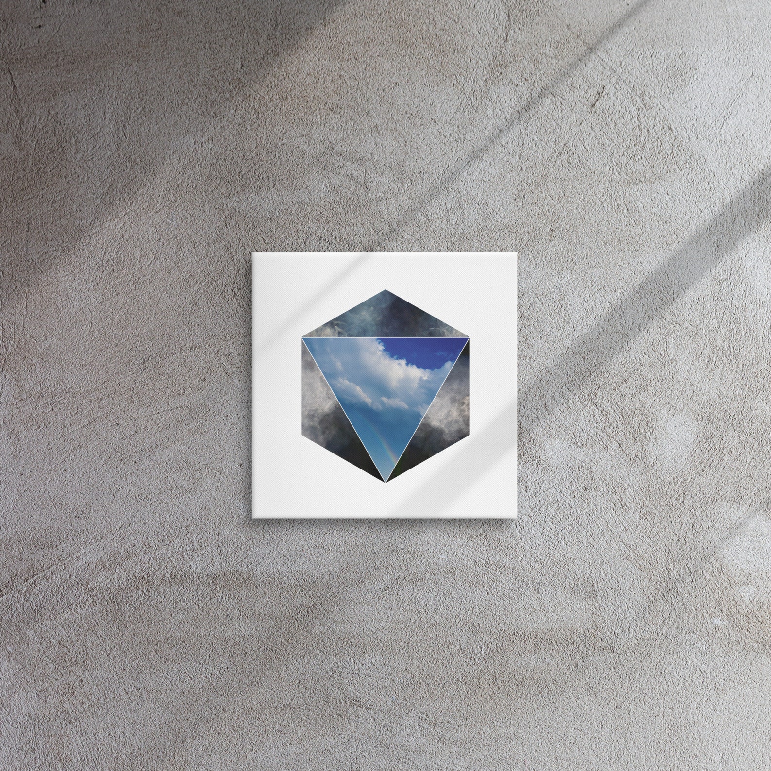 Air Element Platonic Solid Photography Art Print on Canvas Wall Hanging ...