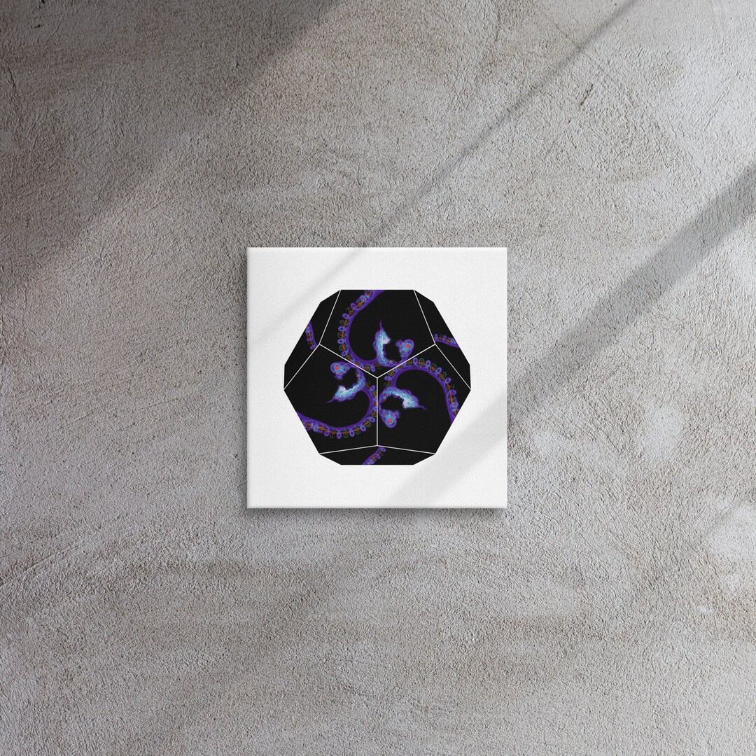 Aether Element Platonic Solid Photography Art Print on Canvas Wall ...