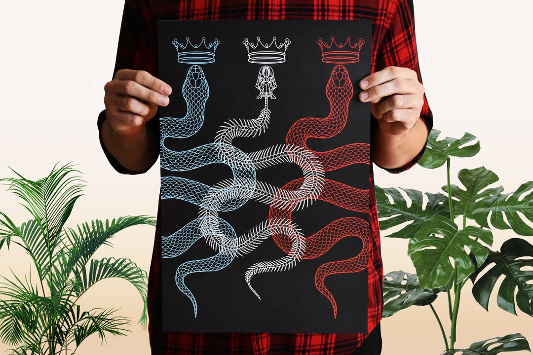 3D Snake Poster - Etsy