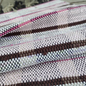 Vintage Hand-knotted Rug Trasmatta or Table Runner. Swedish Vintage ...