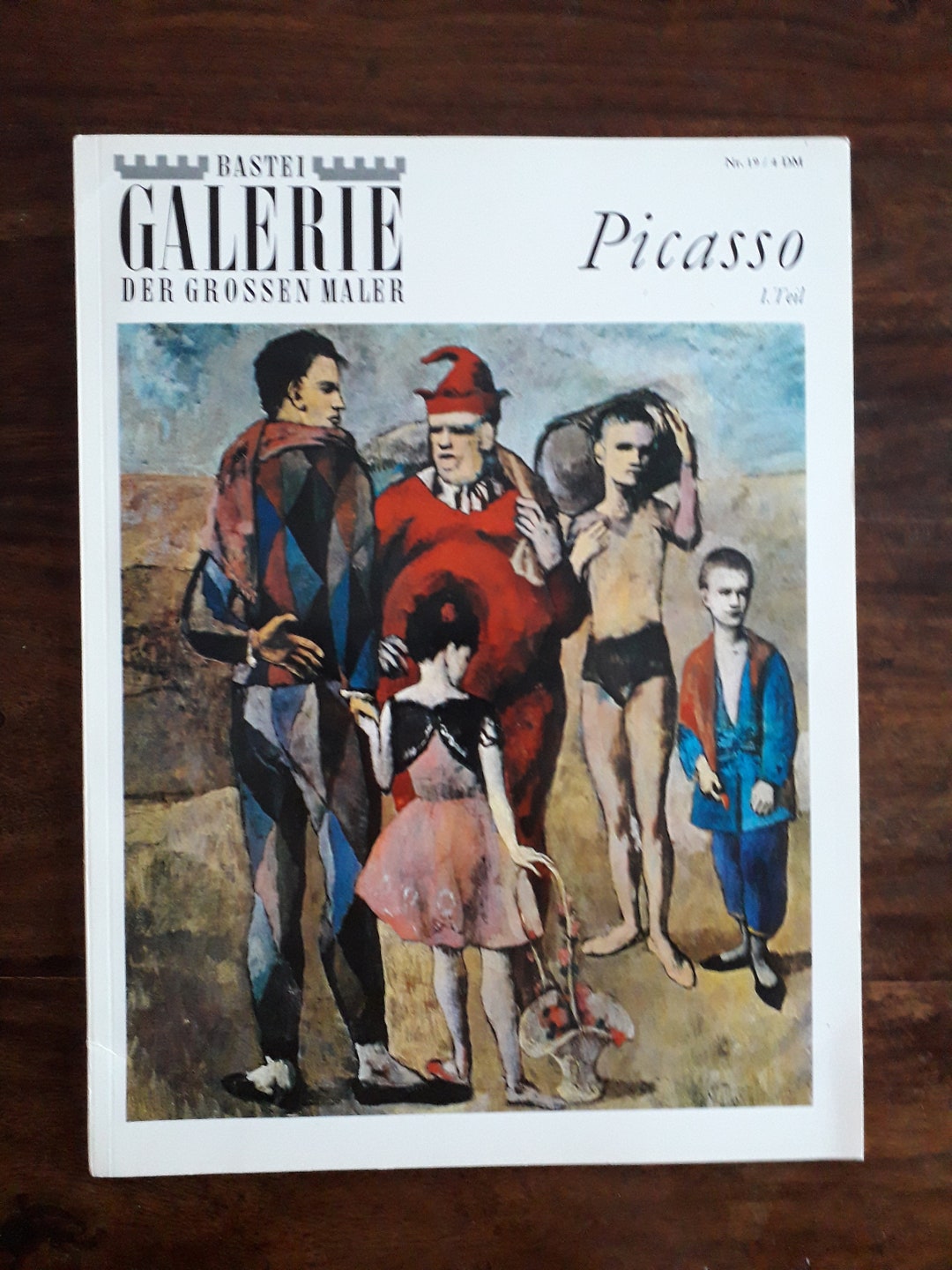 Pablo Picasso Art Book in German From Bastei Galerie. 16 Paintings With ...