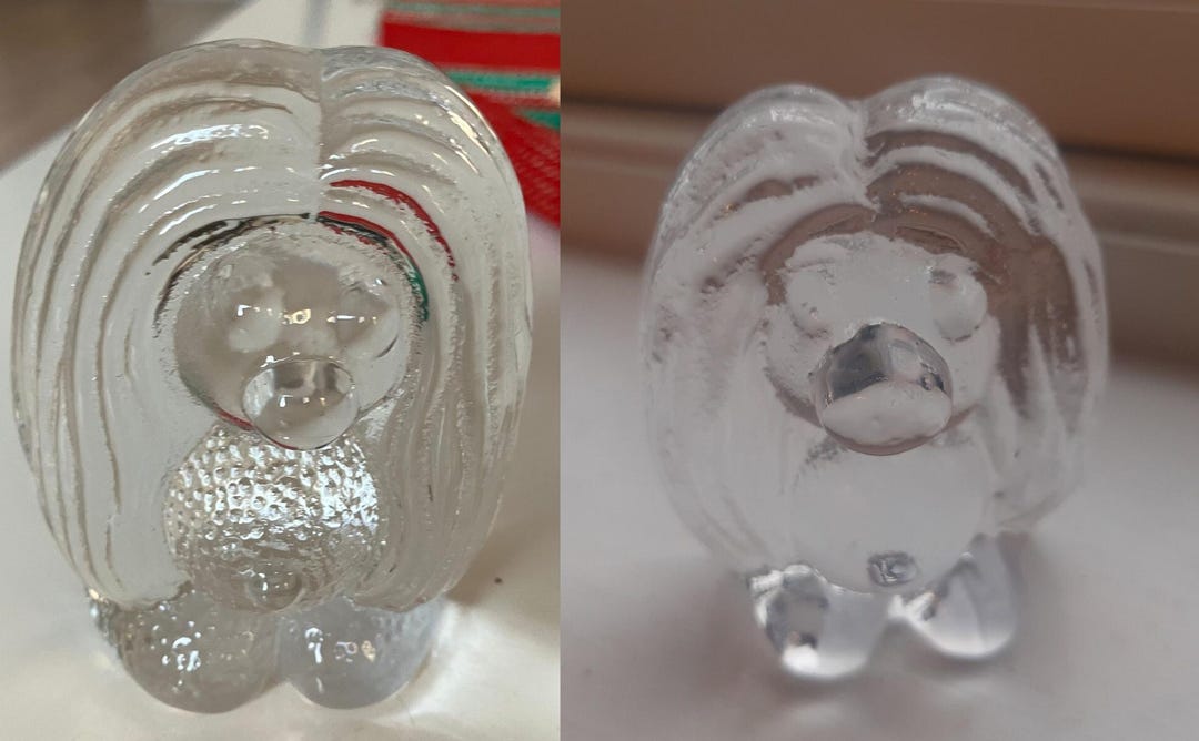 Two Scandinavian Bergdala Glass Troll Figurines. Swedish Vintage 1980s ...