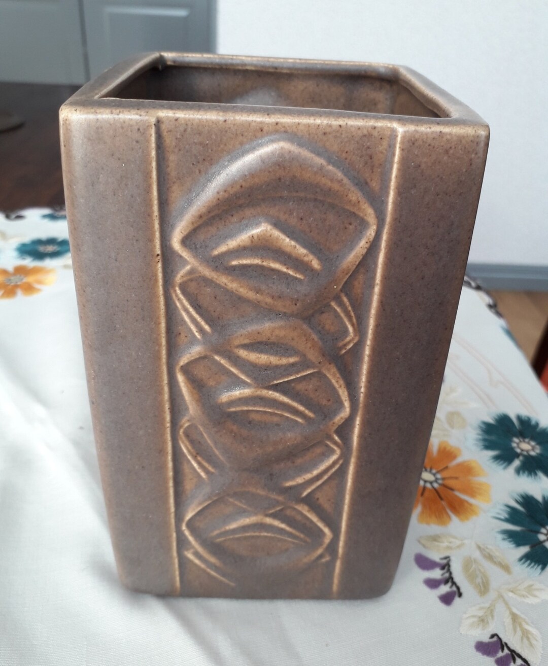 Rare Syco Keramik Handmade Vase With Relief. Swedish Vintage 1960s. - Etsy