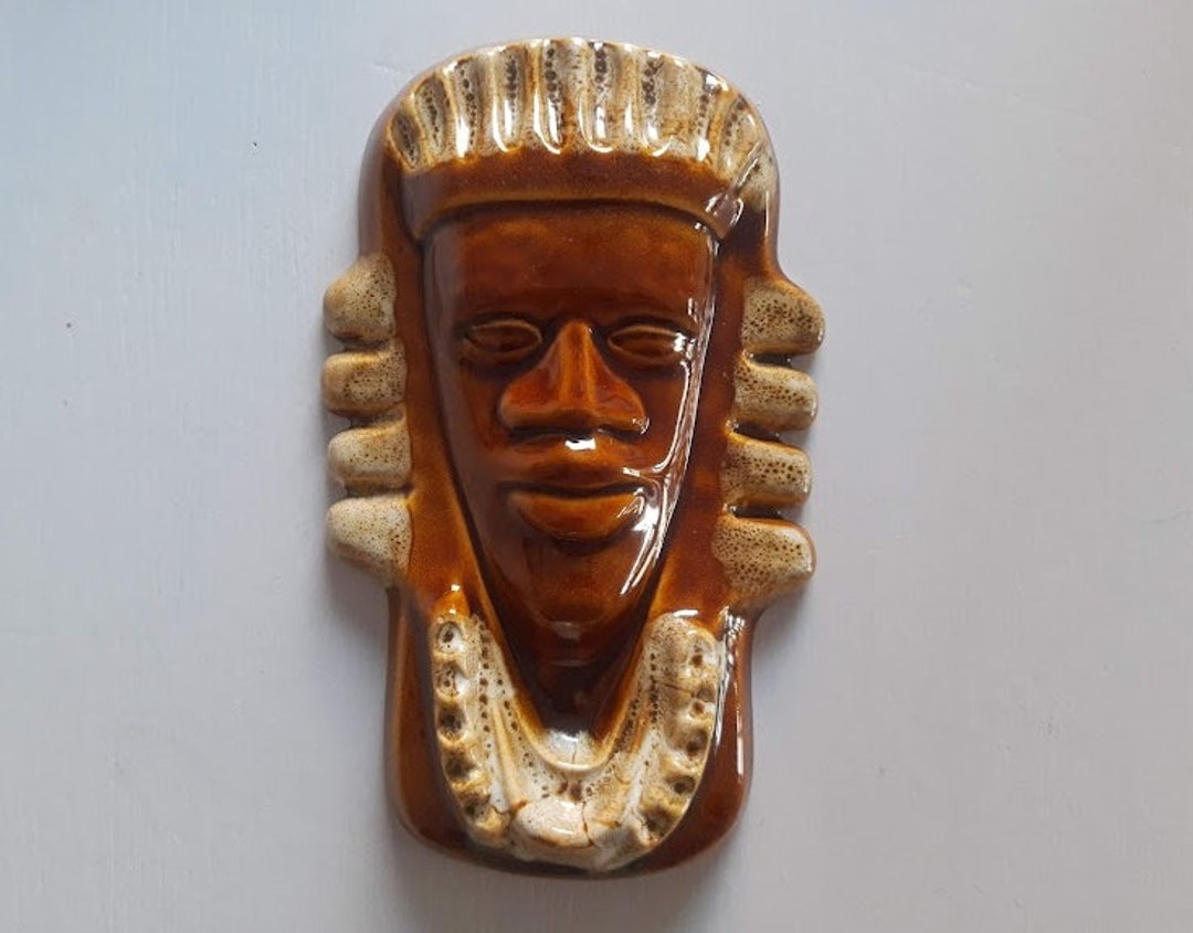 Rare Polish Montezuma Hanging Mask. Vintage 1960s. - Etsy