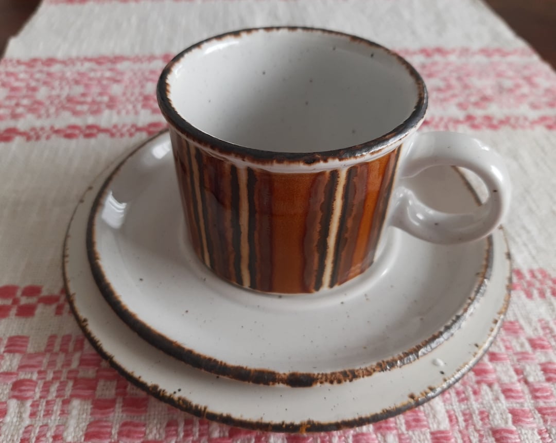 Stonehenge Midwinter "earth" Tea Set (trio), English Vintage 1970s. - Etsy