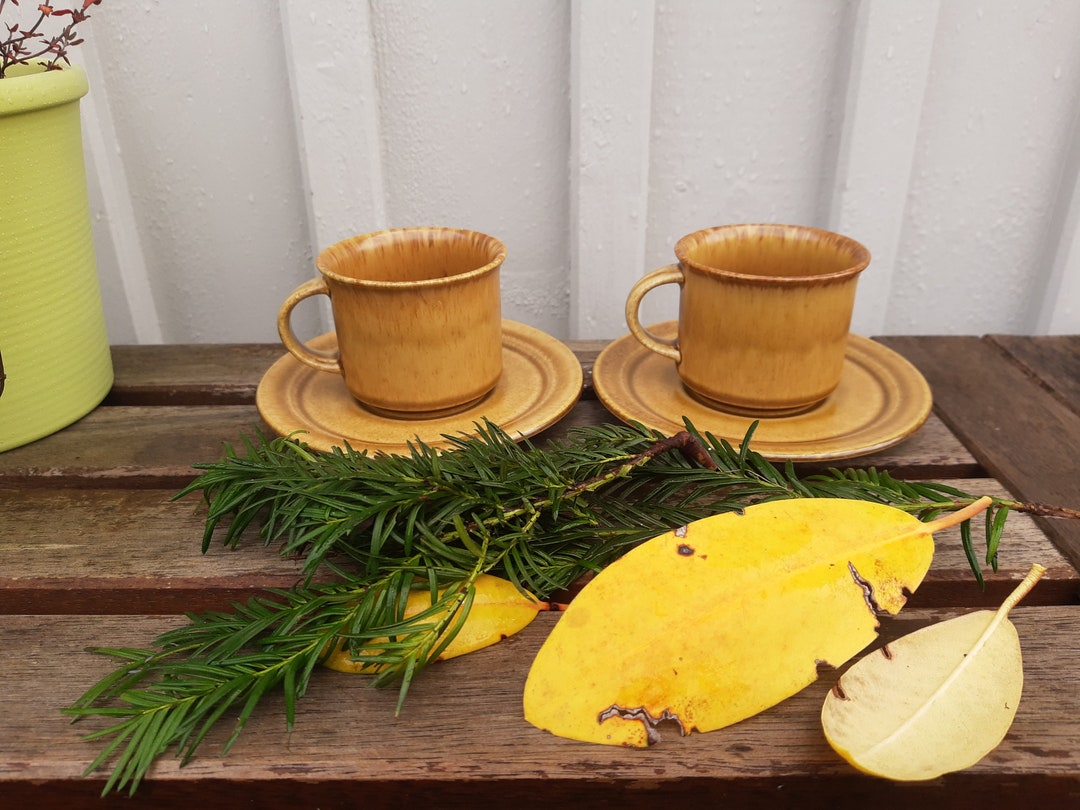 Two Sierra Mocca Coffee Duos From Hoganas Keramik. Swedish Vintage 1960 ...