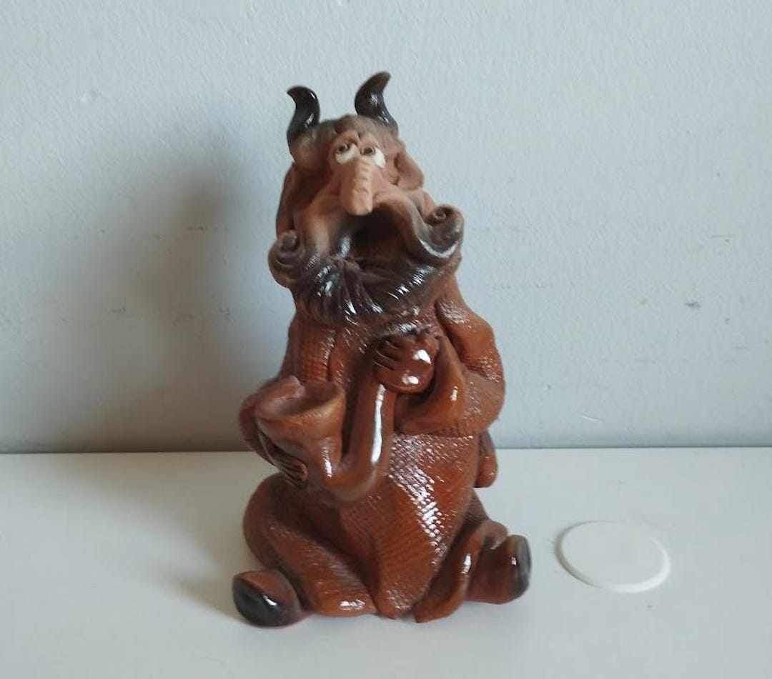 Polish Folk Handmade Ceramic Devil Demon Figurine Sculpture. Polish ...
