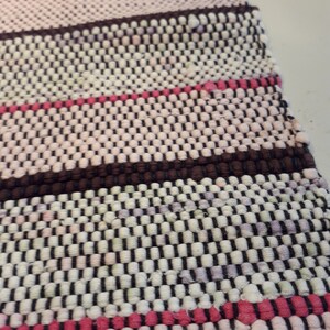 Vintage Hand-knotted Rug Trasmatta or Table Runner. Swedish Vintage ...