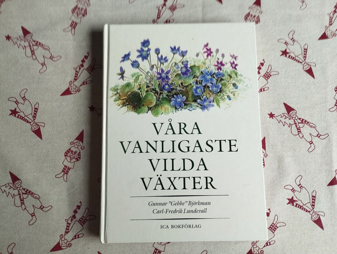 Rare Swedish Book About Wild Plants in Scandinavia. Edited in 1992. - Etsy