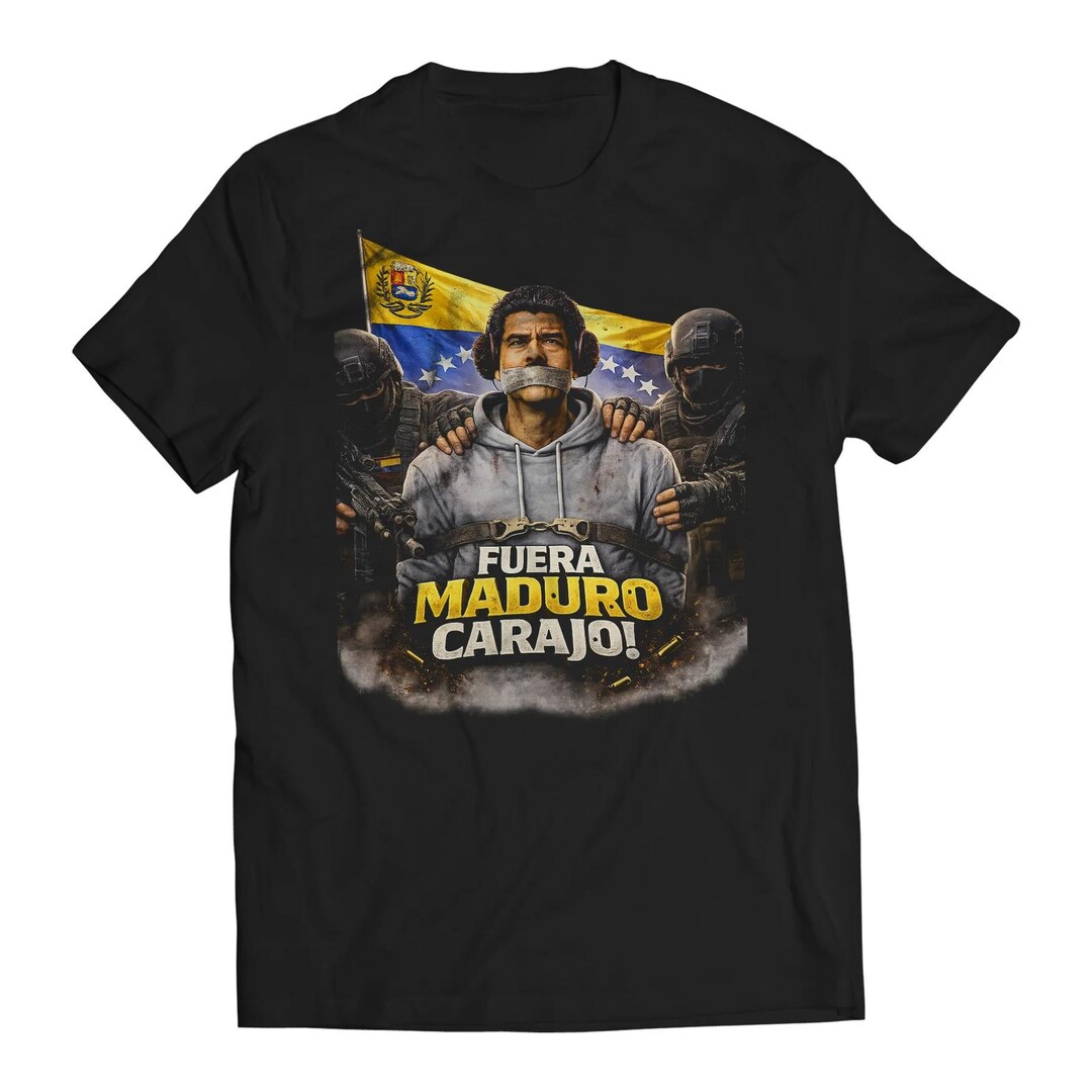 Fuera Maduro Carajo! Maduro Captured Venezuela Libre Men's T-shirt - Etsy