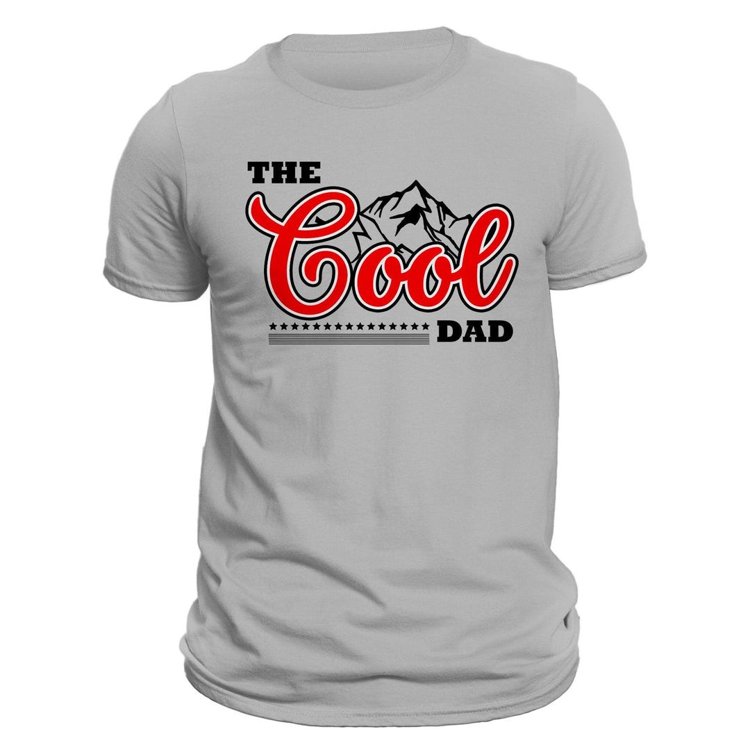 The Cool DAD Father's Day Men's T-shirt - Etsy