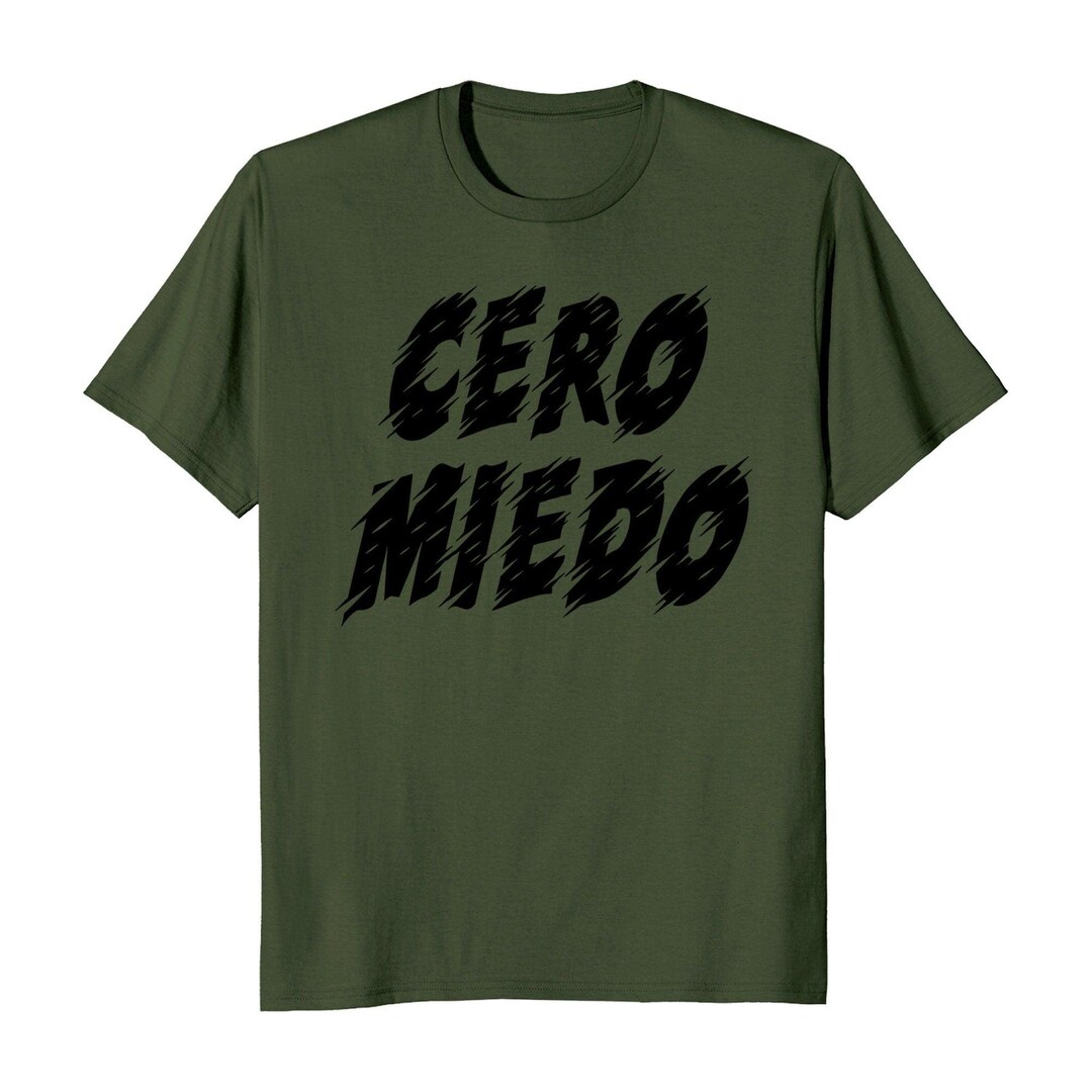 Cero Miedo No Fear Men's T-shirt - Etsy