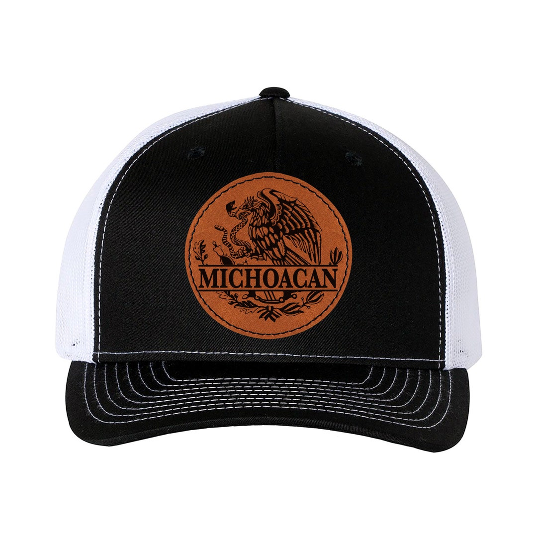 Trucker Hat Baseball Cap Mexican Hat Michoacan Mexico Eagle Leather ...