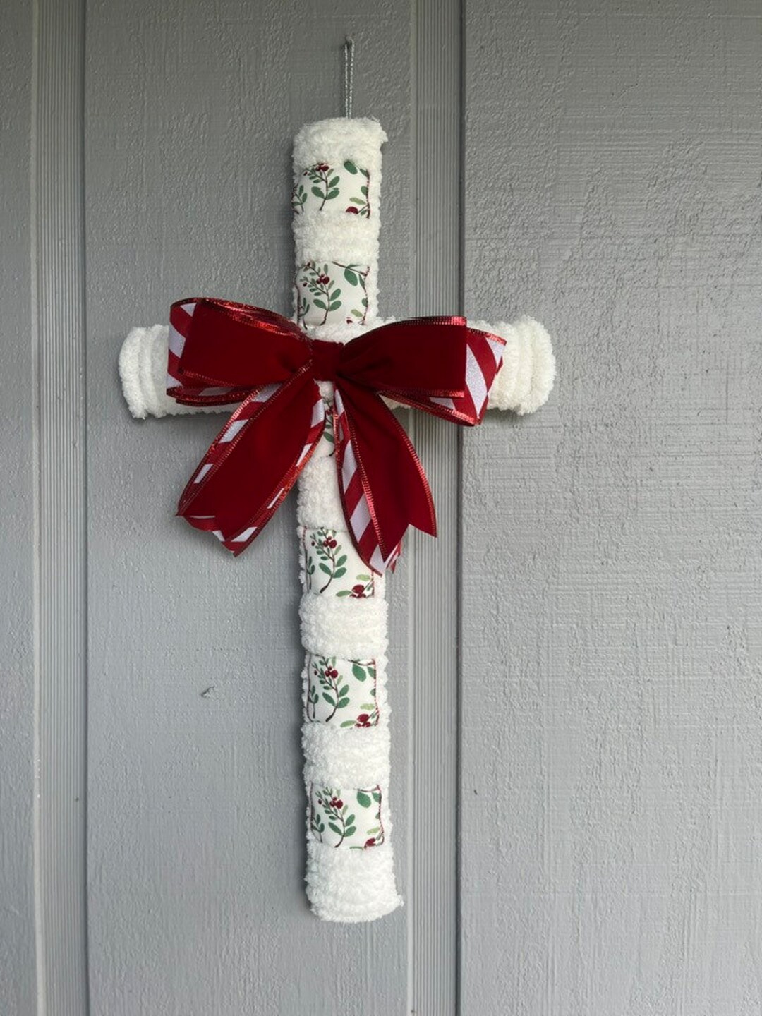 Christmas Cross, Holiday Cross - Etsy