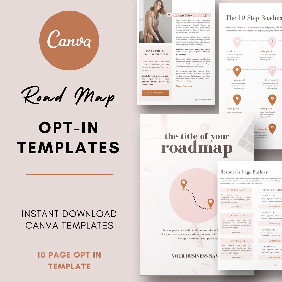 Canva Opt in Templates 10 Pages - Etsy